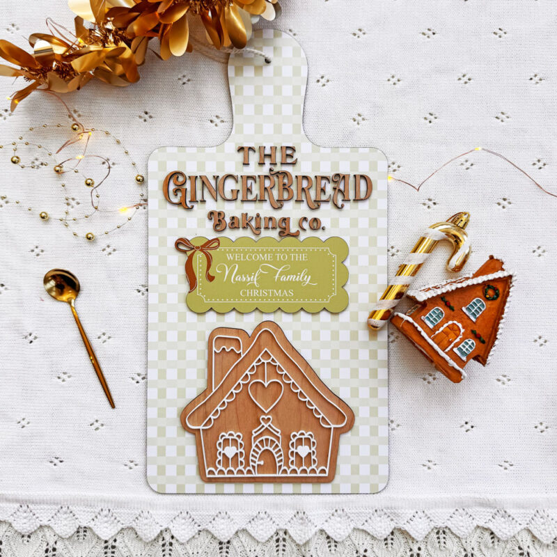 Gingerbread House Serving Board - Kikki & Franki